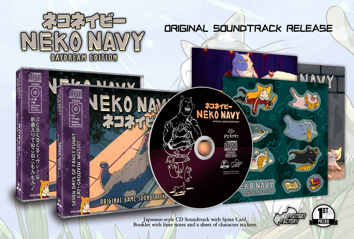 Neko Navy Daydream Edition Deluxe Soundtrack CD – First Press Games
