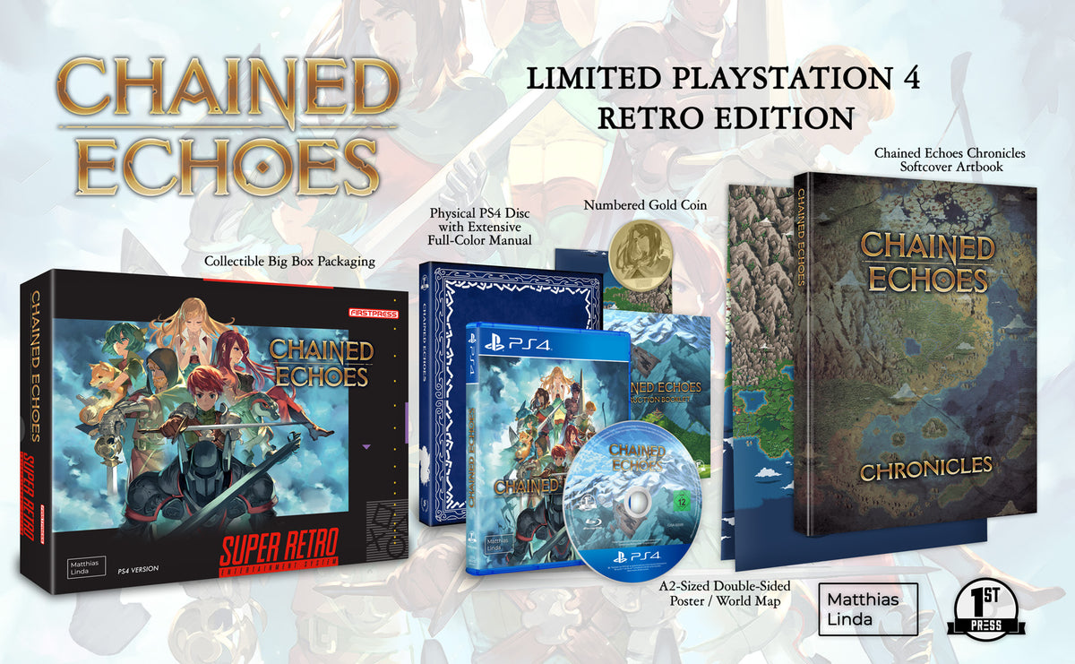 Chained Echoes PlayStation 4 Retro Edition – First Press Games