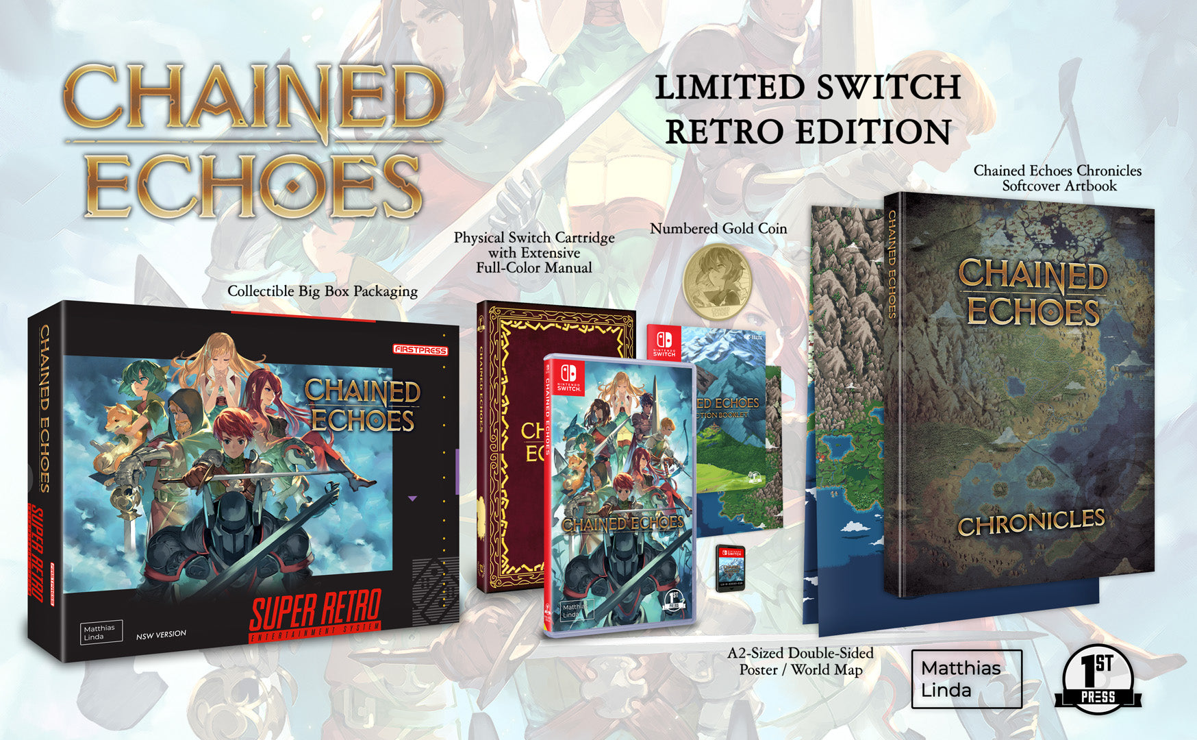 Chained Echoes Nintendo Switch Retro Edition – First Press Games